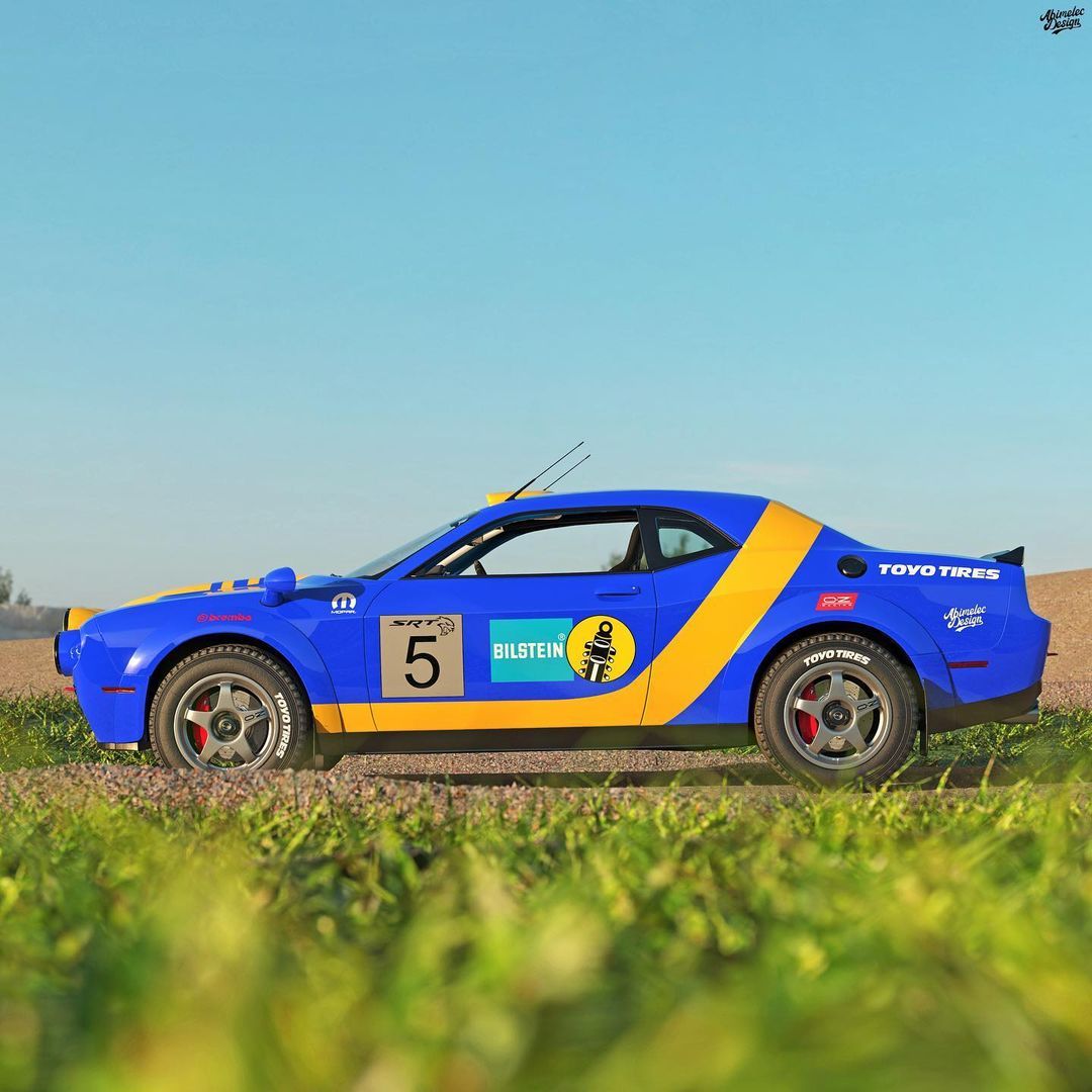 This Amazing Rally-Ready Dodge Challenger Widebody Hellcat Is Simply Unreal