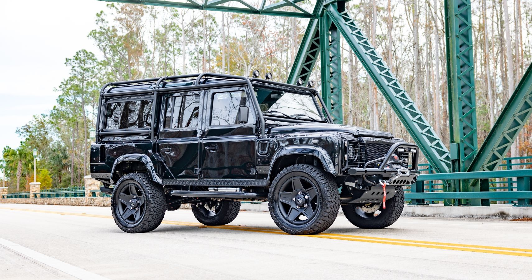 The Classic Land Rover Defender Gets A Stealth Fighter Style Makeover