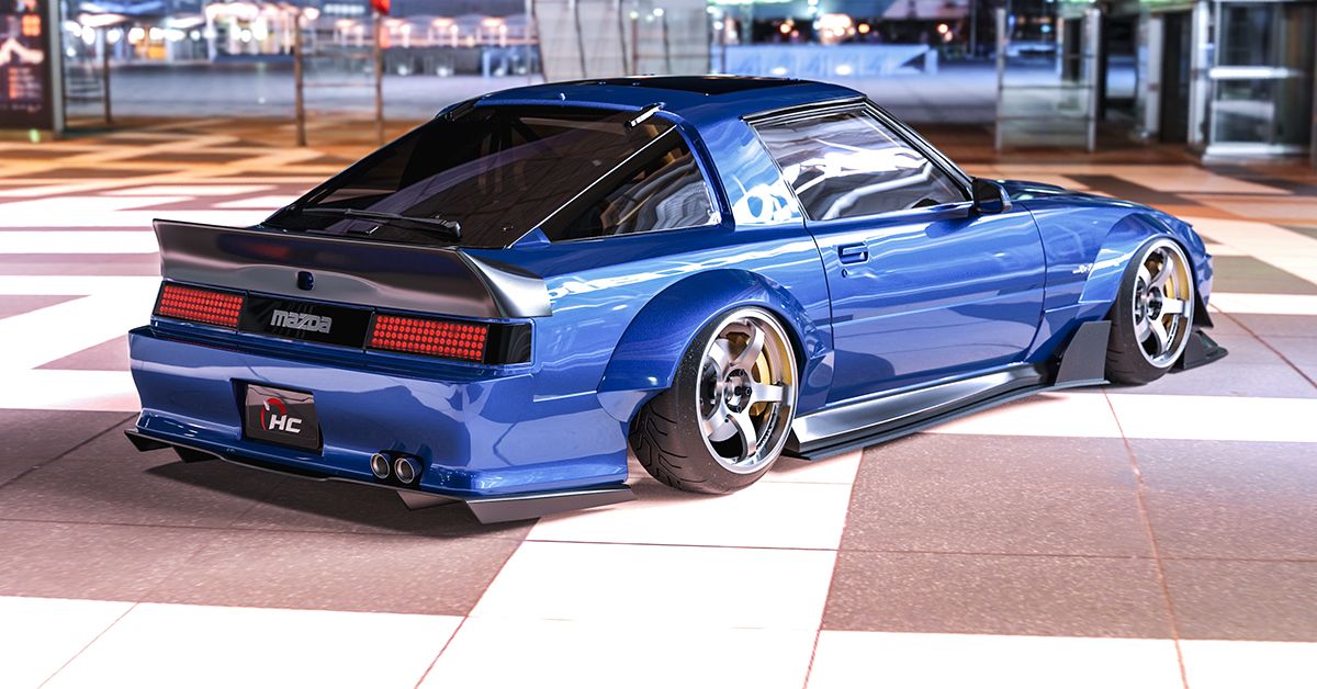 10 Reasons Why JDM Fans Will Love Our Digital Mazda RX-7 FC Restomod