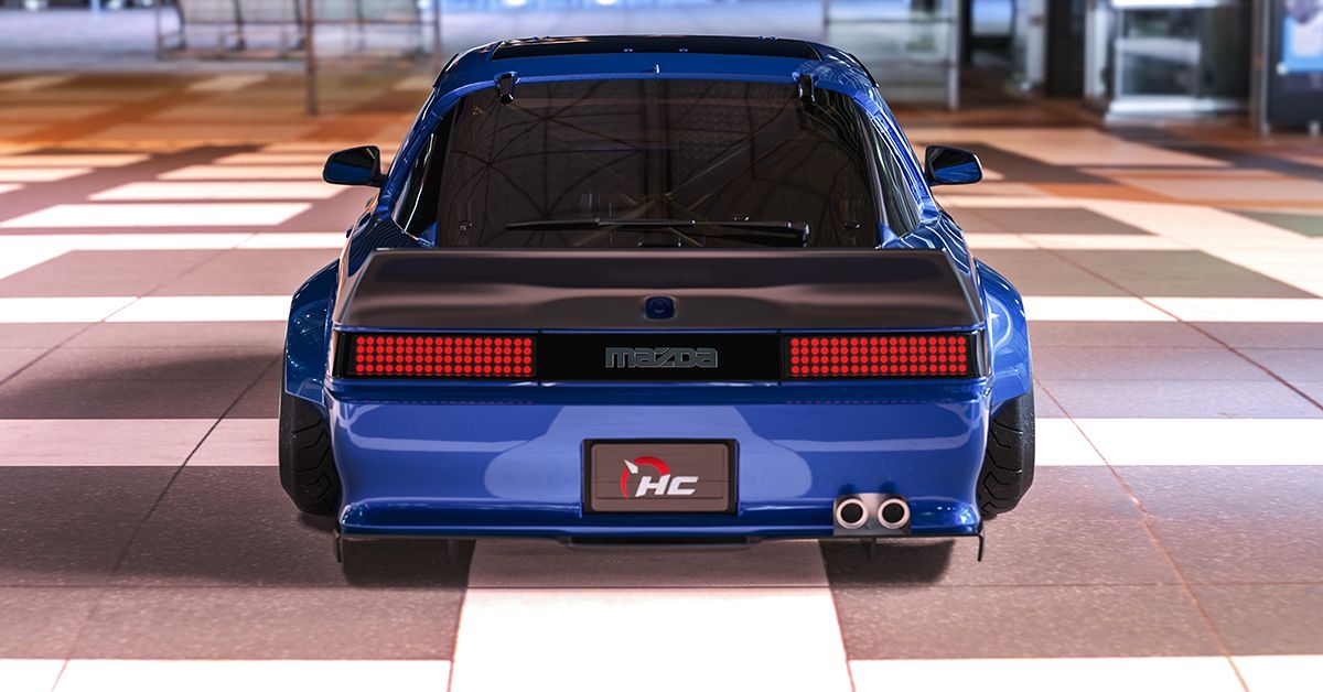 This Digital Mazda RX-7 Restomod Looks Ready To Take On Modern JDM Cars