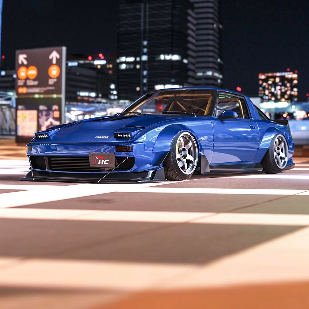 10 Reasons Why JDM Fans Will Love Our Digital Mazda RX-7 FC Restomod