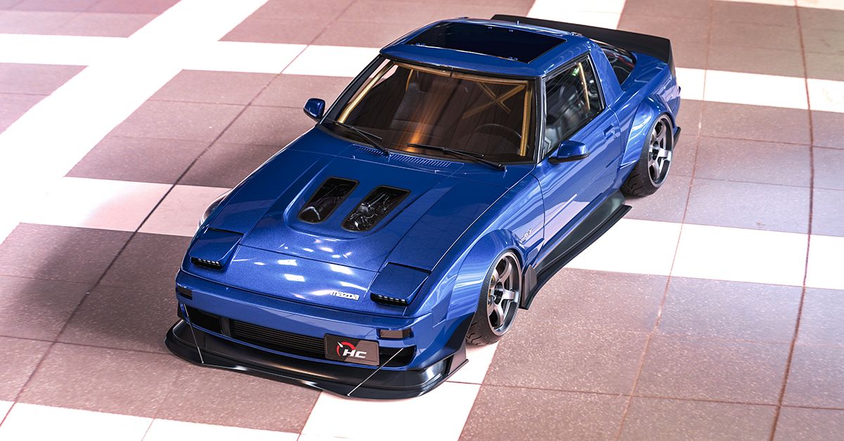 10 Reasons Why JDM Fans Will Love Our Digital Mazda RX-7 FC Restomod