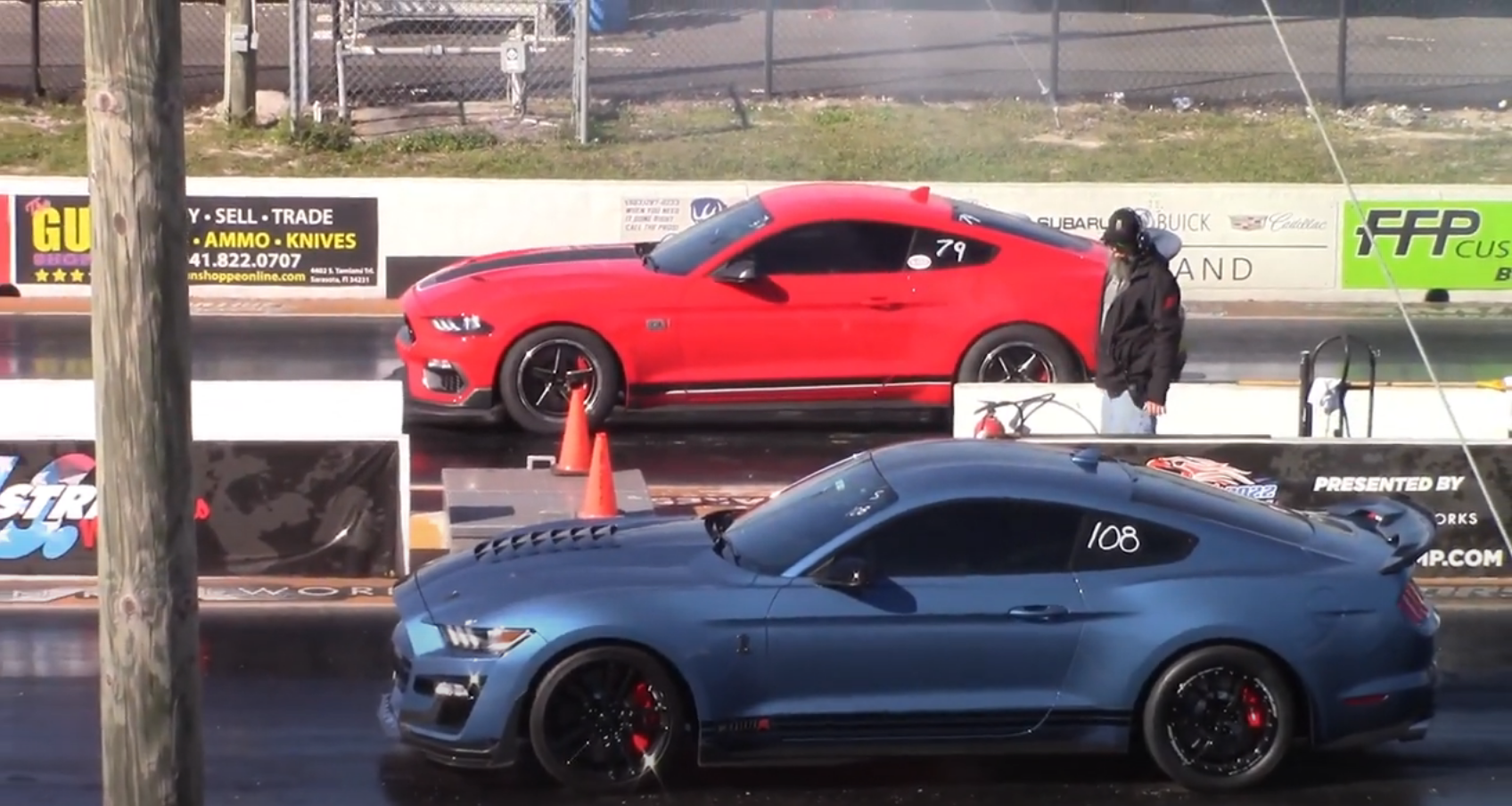 A Ford Mustang Mach 1 With Over 800 HP Dominates At The Drag Strip