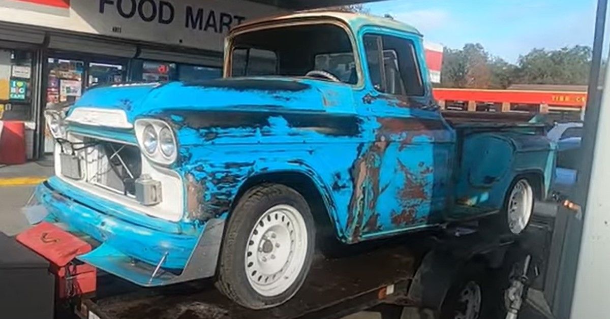 Barn Find Expert Spots An Incredible Twin-Turbo 1959 Chevrolet Truck At ...