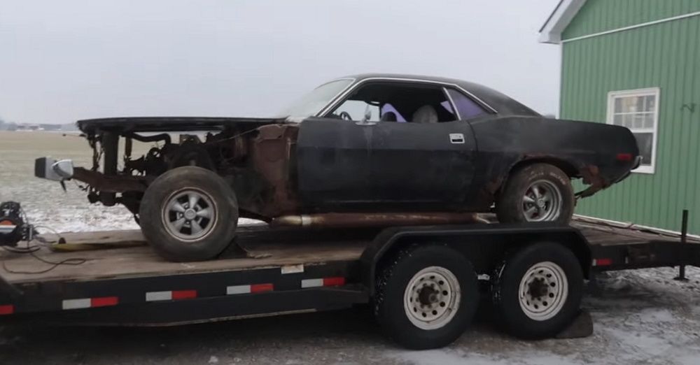 This Very Rusty 1973 Plymouth Barracuda Is A Dream Barn Find