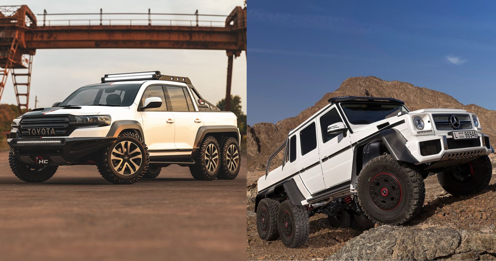 This Monster Toyota Land Cruiser 6X6 Pickup Truck Is Beyond Our Imagination