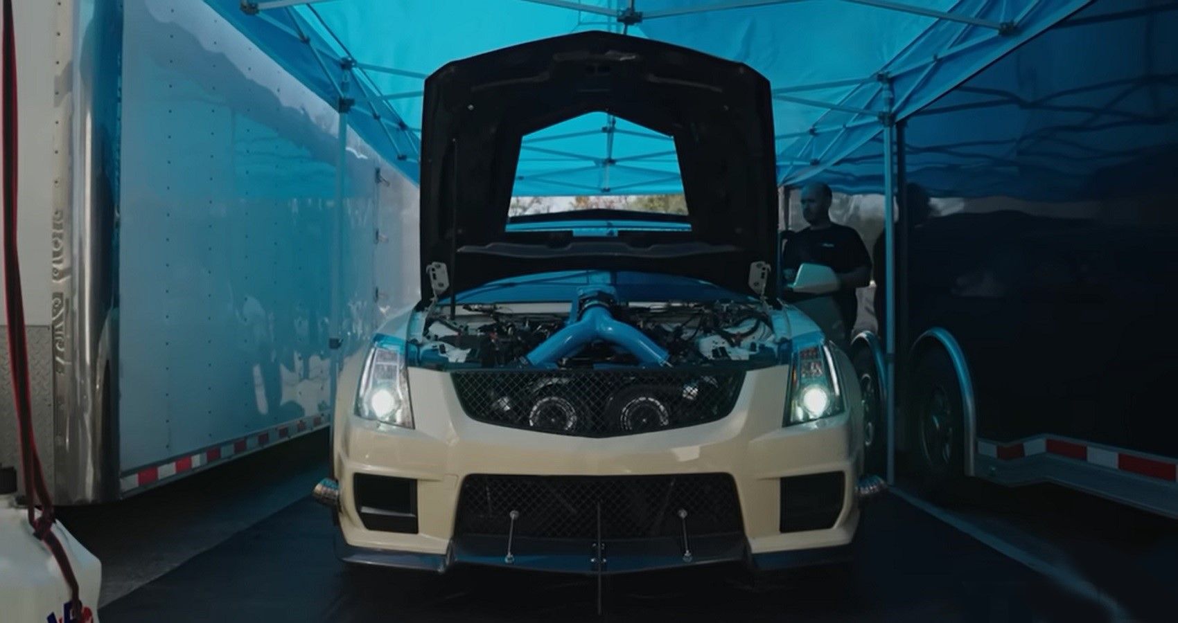 See The Fastest Cadillac CTS-V Ever Tear Down The Drag Strip At 180 MPH ...