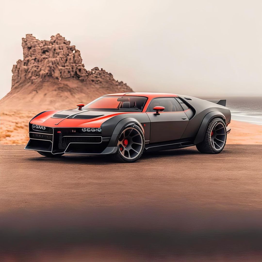 These Cyberpunk Inspired Bugatti Chiron Muscle Cars Are Unreal