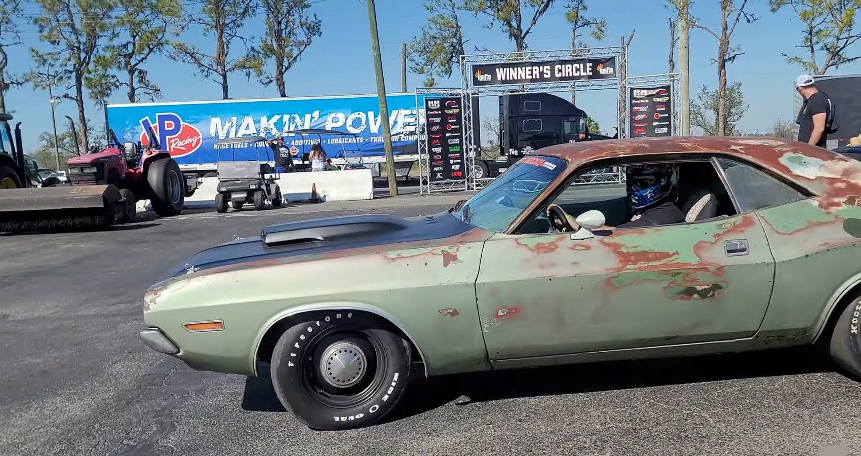 See The 1970 'Vanishing Paint' Dodge Challenger R/T Make A Quick Pass ...