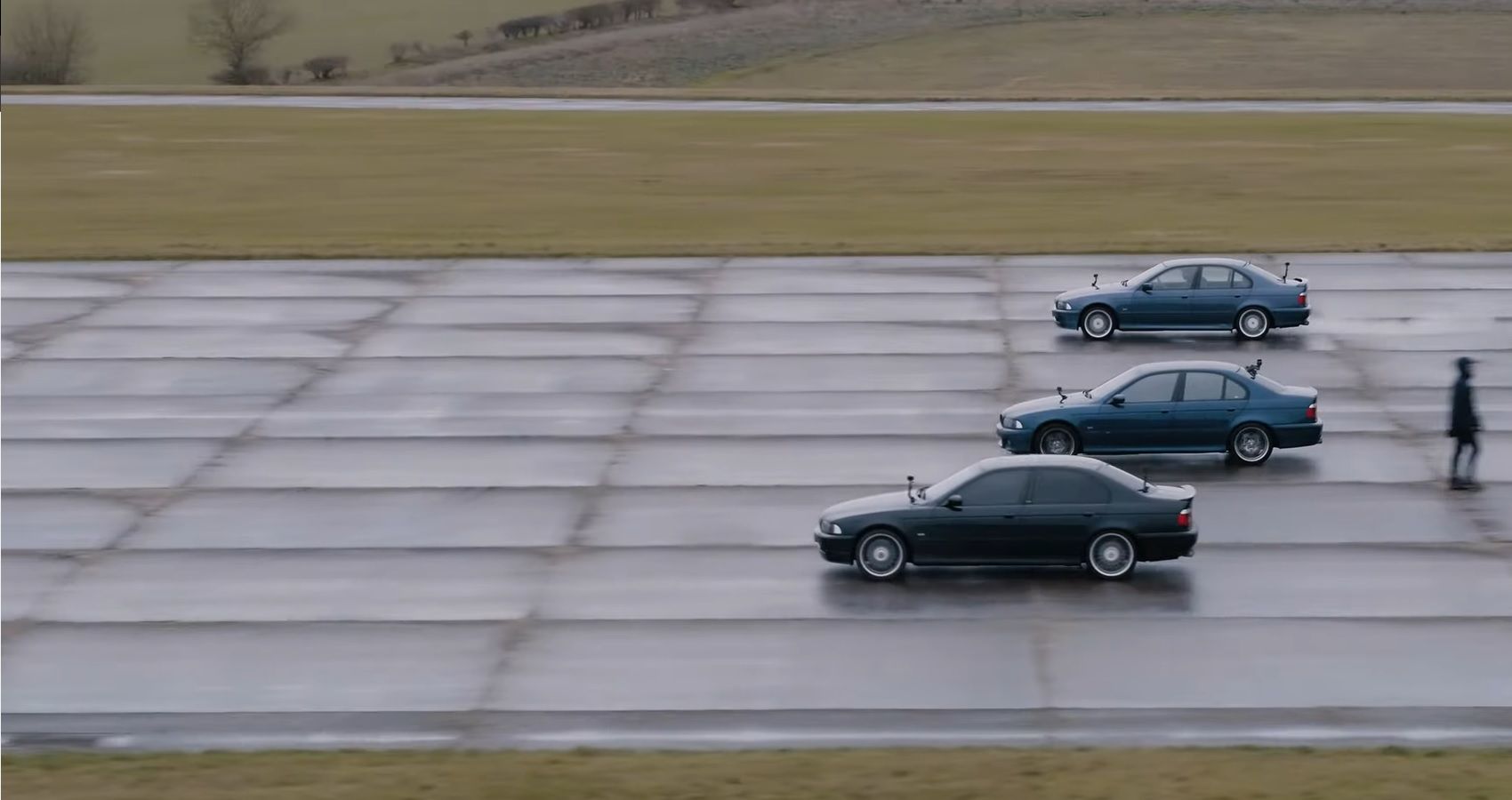 Watch This BMW E39 M5 Take On An 2 Alpina B10 V8s In A Drag Race