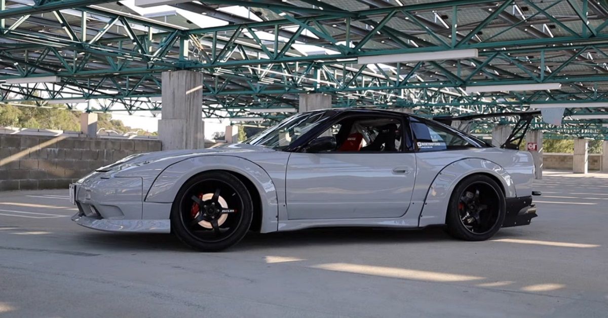 This 1,100-HP 2JZ Swapped Nissan 240SX Is Tearing Up The Streets Of L.A.