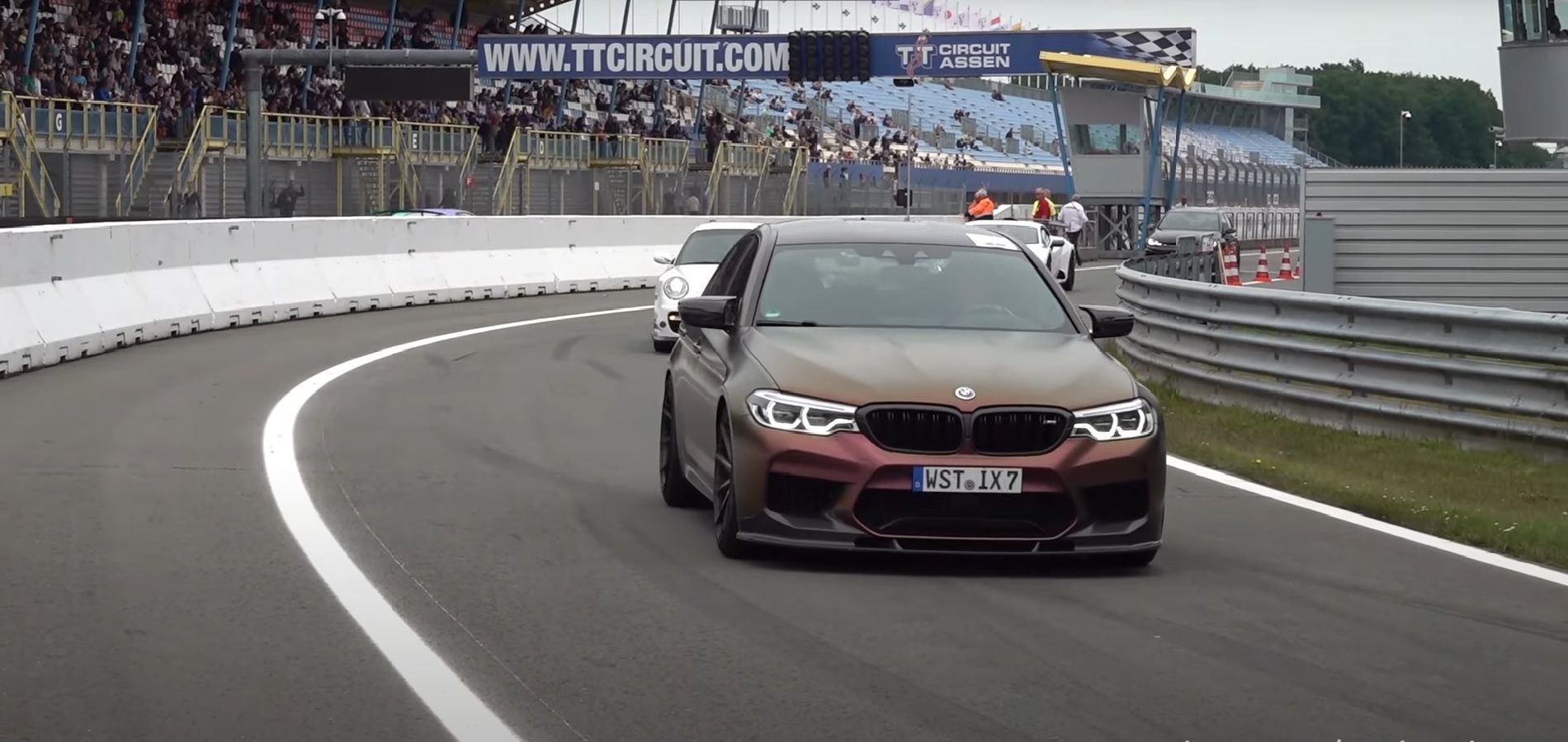 Watch These BMW M5 Competitions Take On Lamborghini, Ferrari, And A C8 ...
