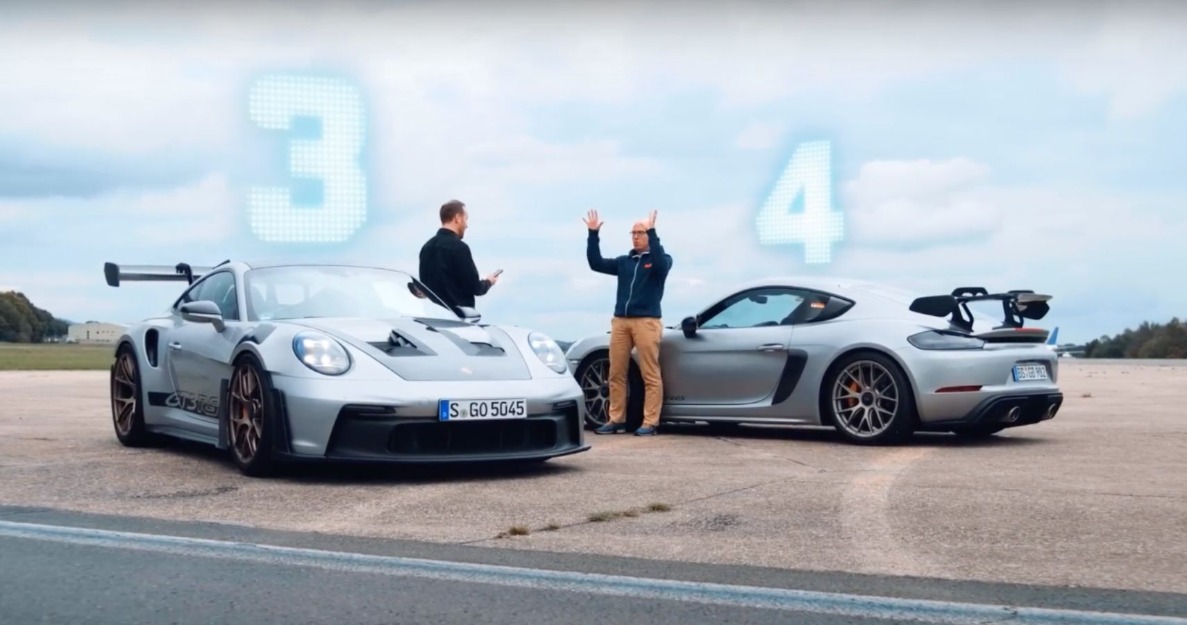 This Porsche Drag Race Shows How Insanely Close A 911 GT3 And Cayman ...