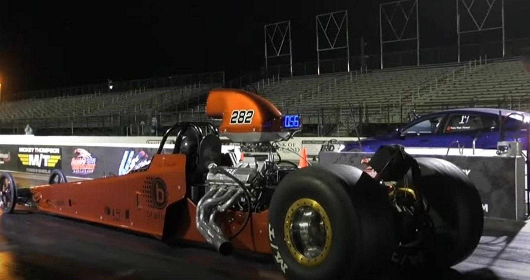A 1,000-HP Rail Dragster Finally Puts A Tesla Model S Plaid In Its Place