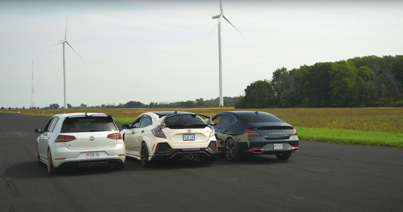 Tuned Car Special: Honda Civic Type R Vs Volkswagen Golf R Vs Genesis G70