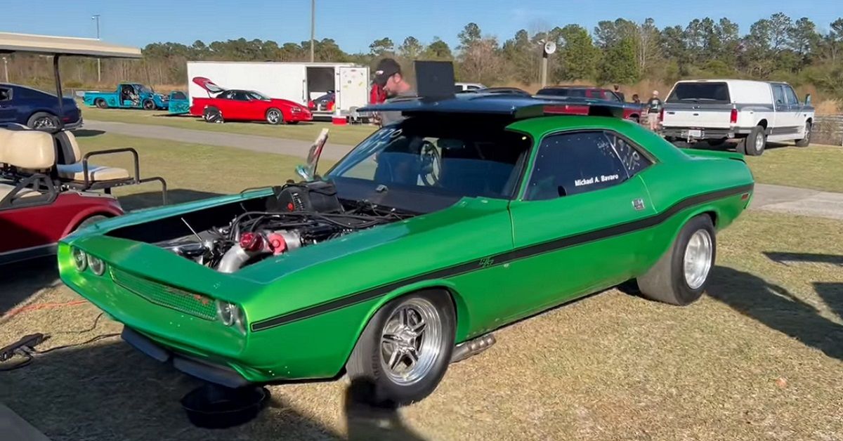 This 1970 Dodge Challenger Drag Car Has Just Too Much Power