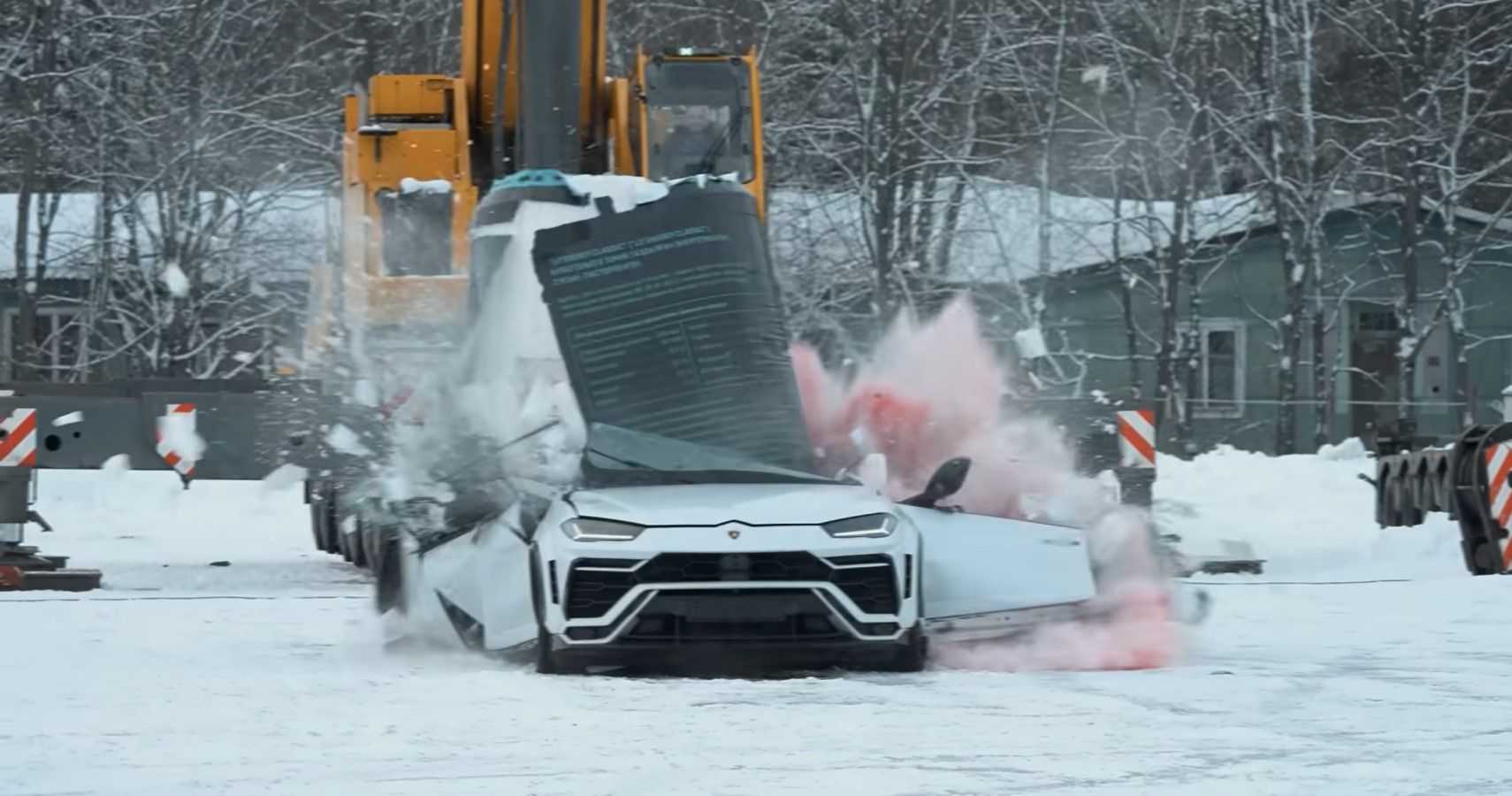 Watch This YouTuber Destroy A Perfect Lamborghini Urus For A Ridiculous ...