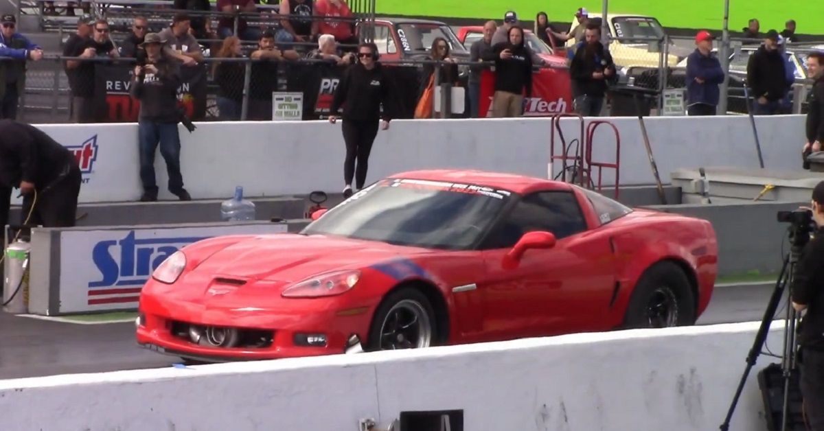 Watch This C6 Chevrolet Corvette Grand Sport Obliterate A Pair Of Ford ...