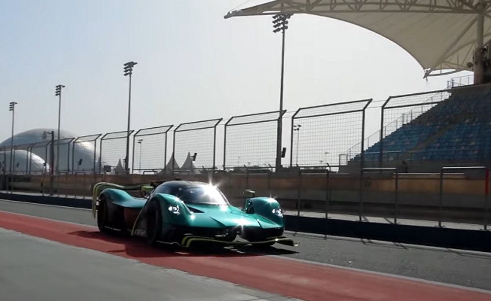 The $3 Million Aston Martin Valkyrie Hits The F1 Track In Bahrain