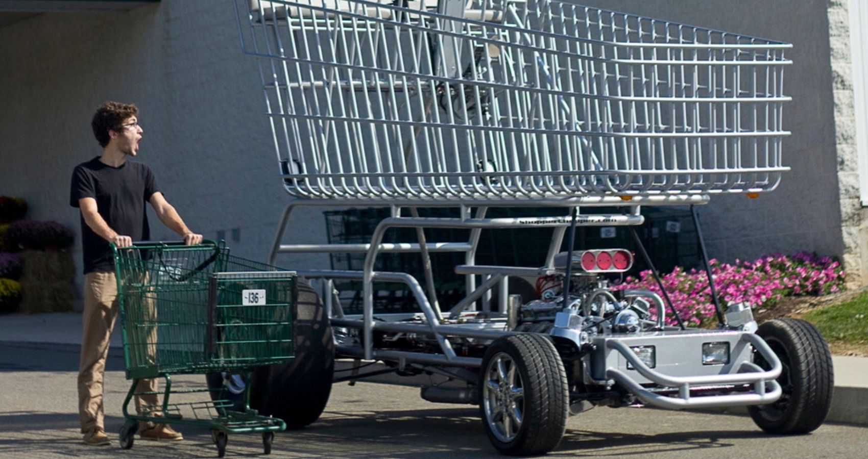 This Small-Block V8 Shopping Cart Will Smoke Your Garage Built Muscle Car