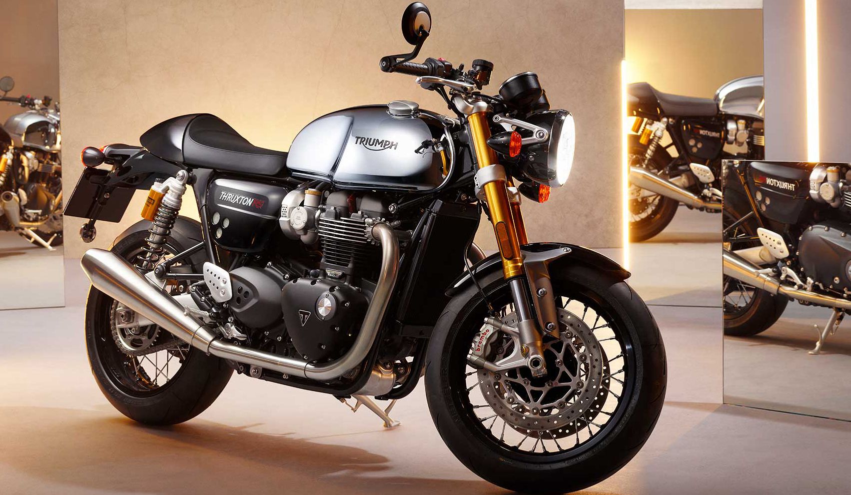 The 2023 Triumph Thruxton RS Chrome Edition Is Literally Ready To Shine