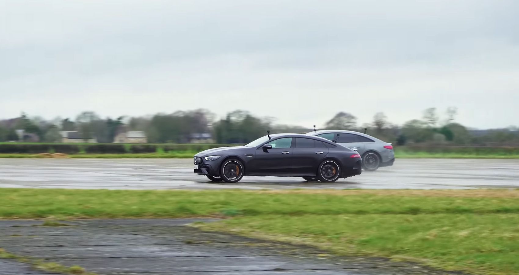 This Mercedes-AMG GT 53 And EQS Drag Race Has A Surprising Result