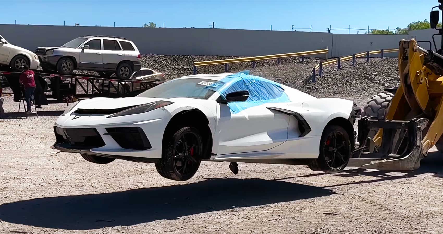 A Wrecked C8 Chevrolet Corvette Gets A Second Chance At Life