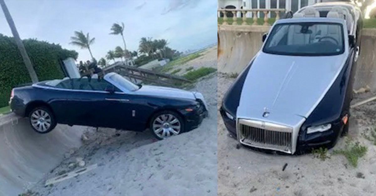 Florida Woman Crashes Rolls-Royce Dawn Through Backyard For A Million ...