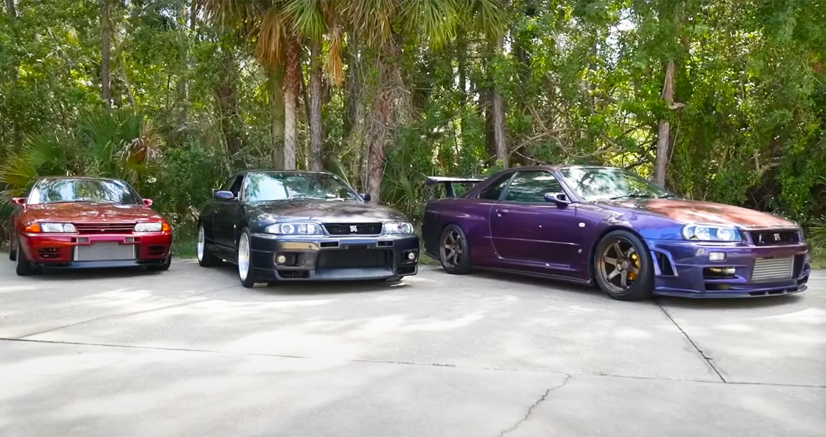 The 3 Nissan Skyline GT-R Generations Get A Proper Time Attack Comparison