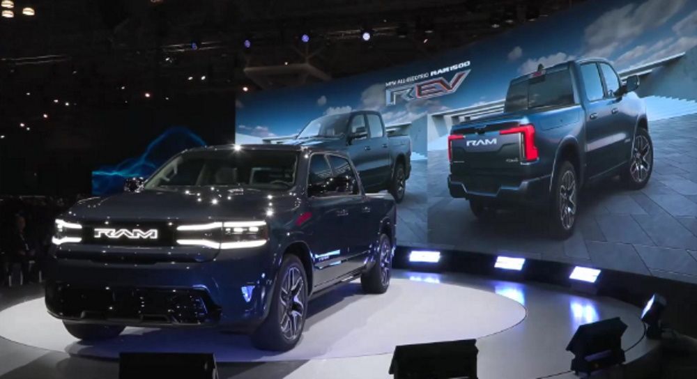 Stellantis Reveals The All-Electric 2025 RAM 1500 REV Pickup With A 500 ...