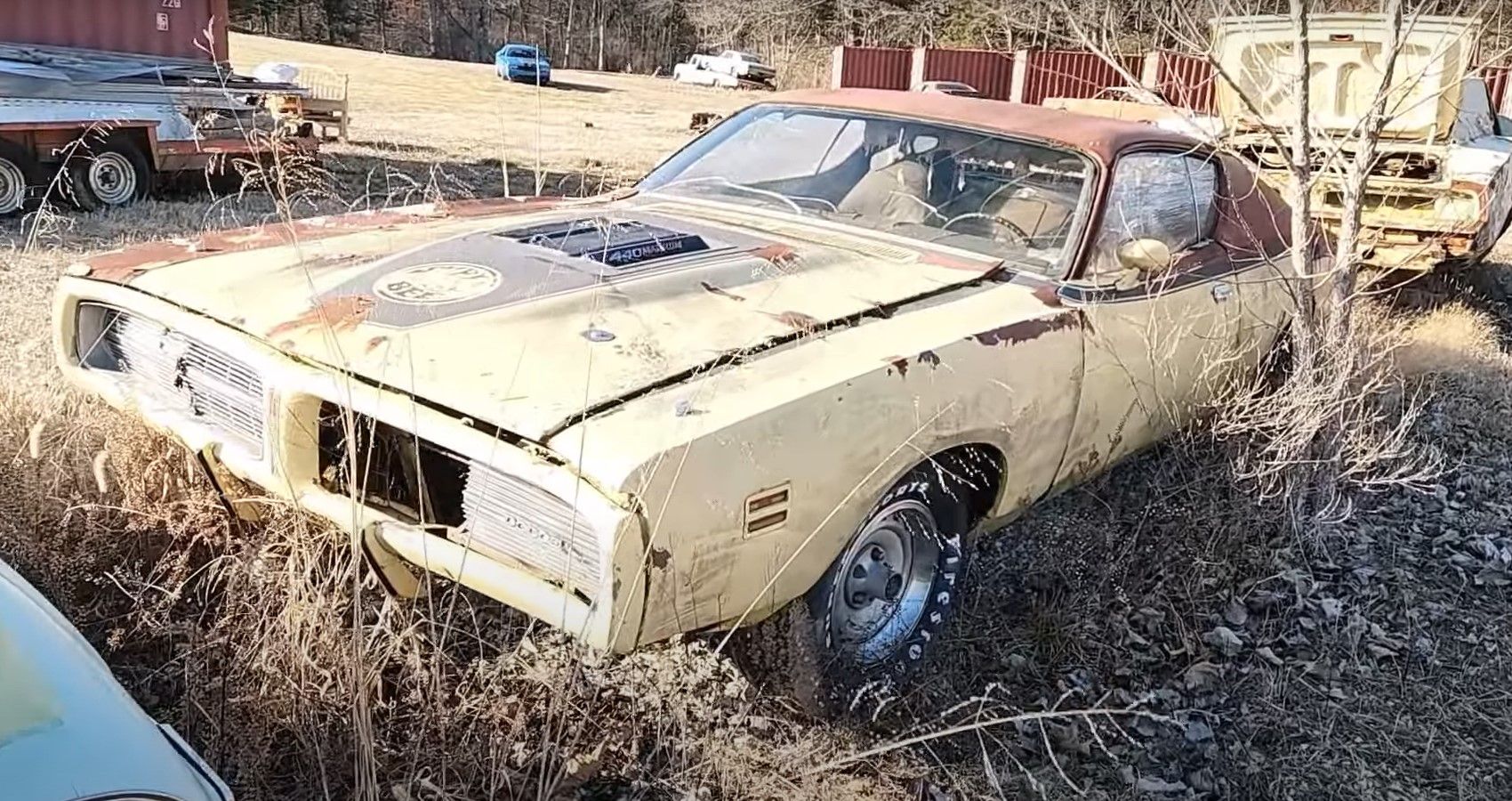 Barn Find Hunter Discovers Rare Dodge Super Bees In Missouri Mopar Boneyard