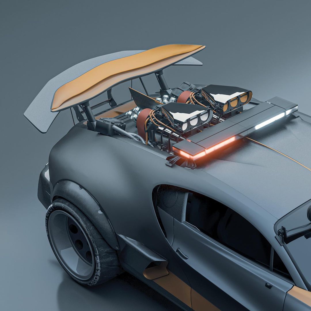 This Ridiculous Bugatti Divo Looks Like It Was Made For The Baja 1000