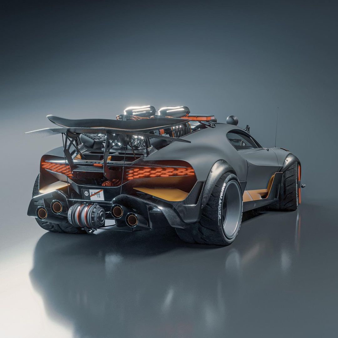 This Ridiculous Bugatti Divo Looks Like It Was Made For The Baja 1000