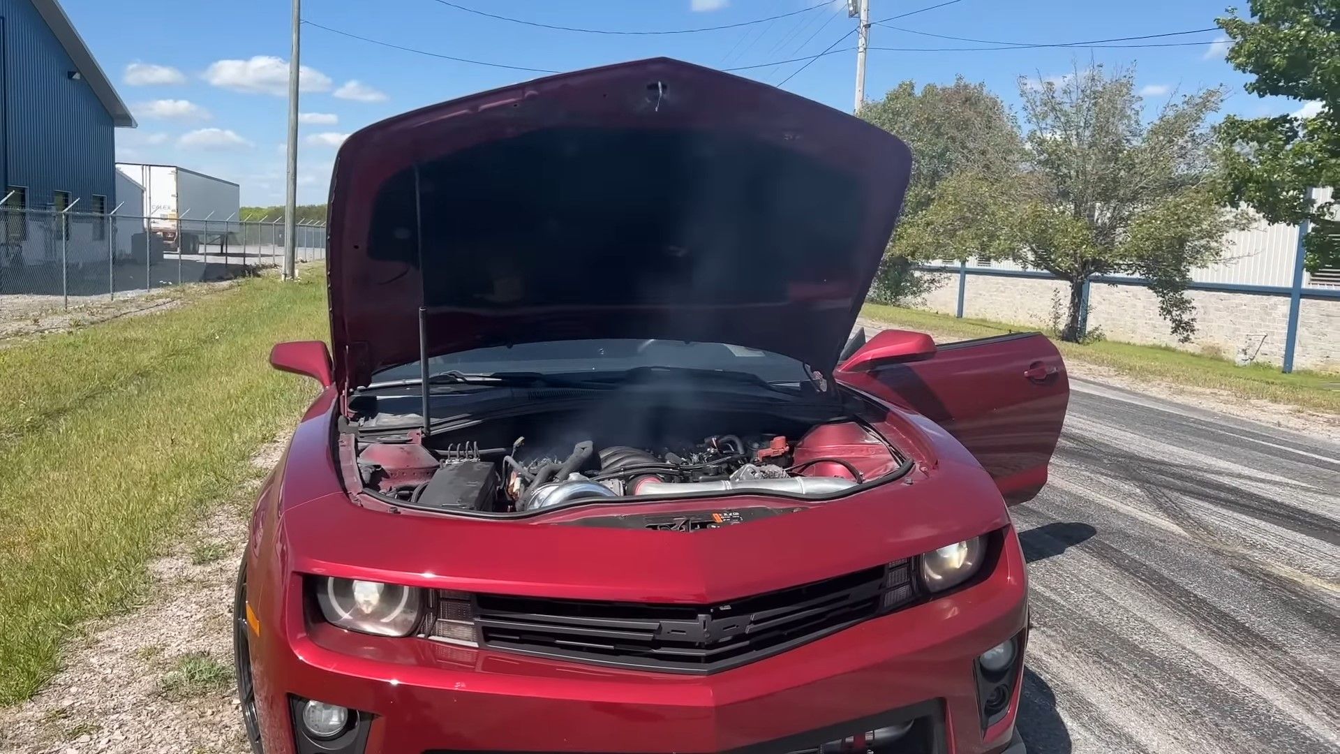This 1,000-HP Chevrolet Camaro ZL1 Starts Up Fine Minutes After Setting ...