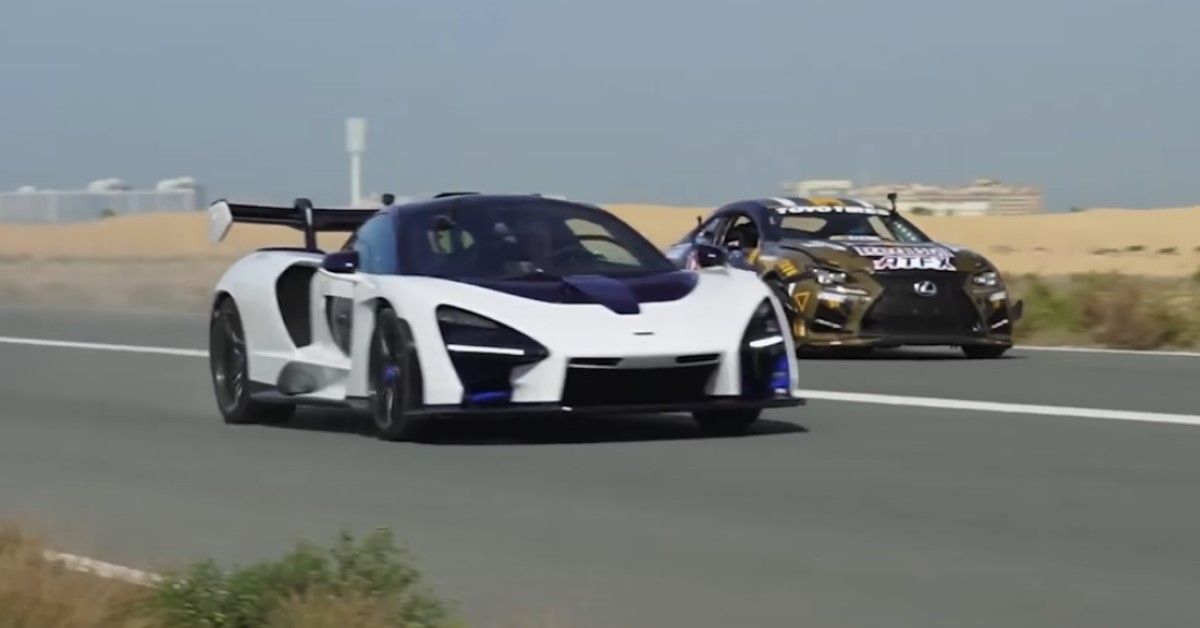 Why This 1,200-HP Lexus Struggled To Beat A McLaren Senna In A Drag Race