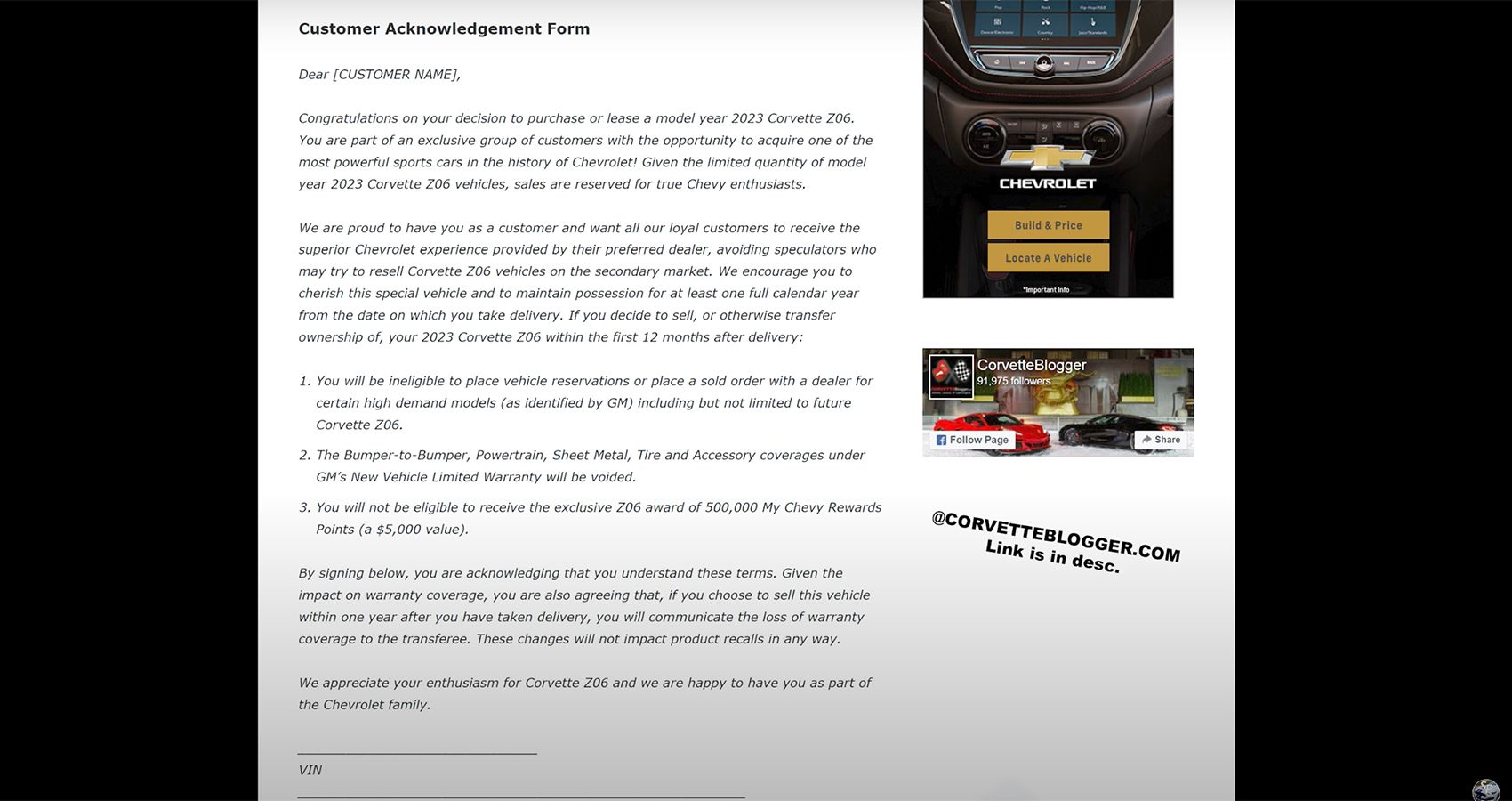 Why GM Denied The $5,000 Reward To This 2023 Chevrolet Corvette Z06 Owner