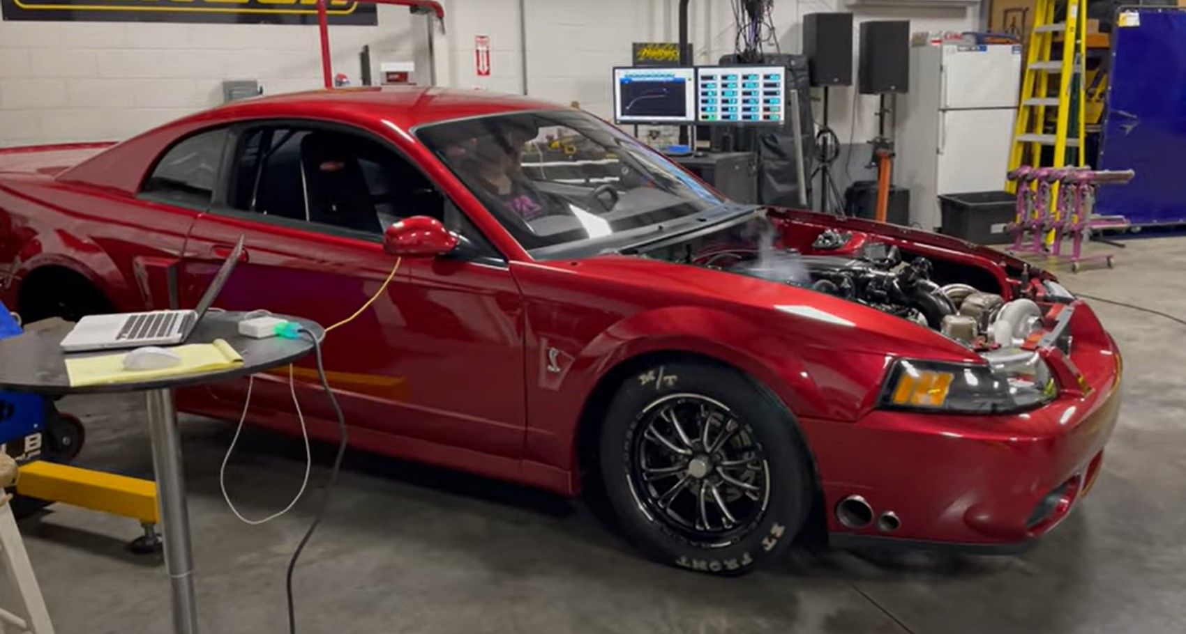 This Beastly Twin-Turbo Ford Mustang SVT Cobra Wakes The Dead As It Hits The Dyno