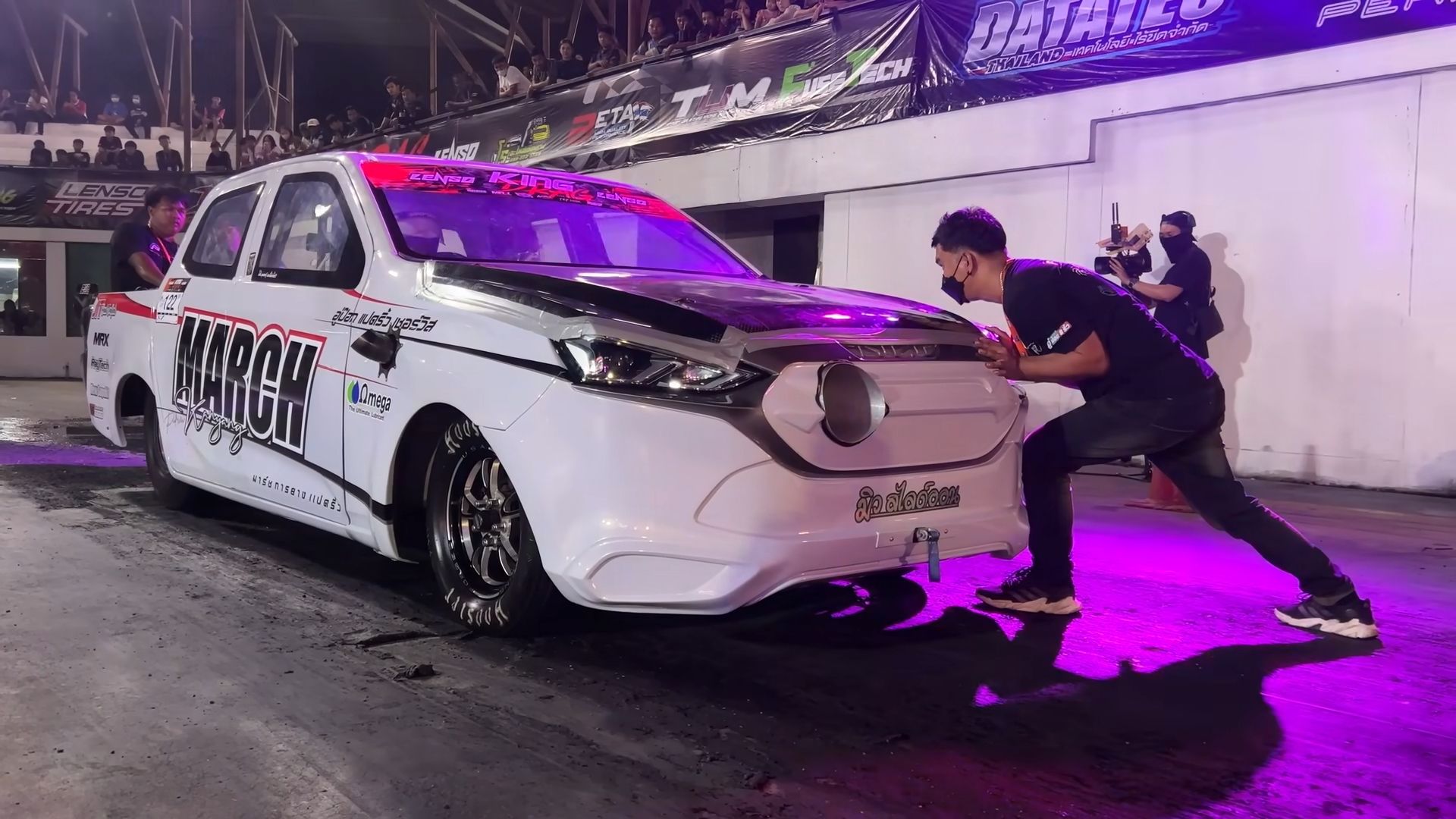 Why These Ridiculous 4-Cylinder Trucks Are The Hidden Drag Racing Rockets