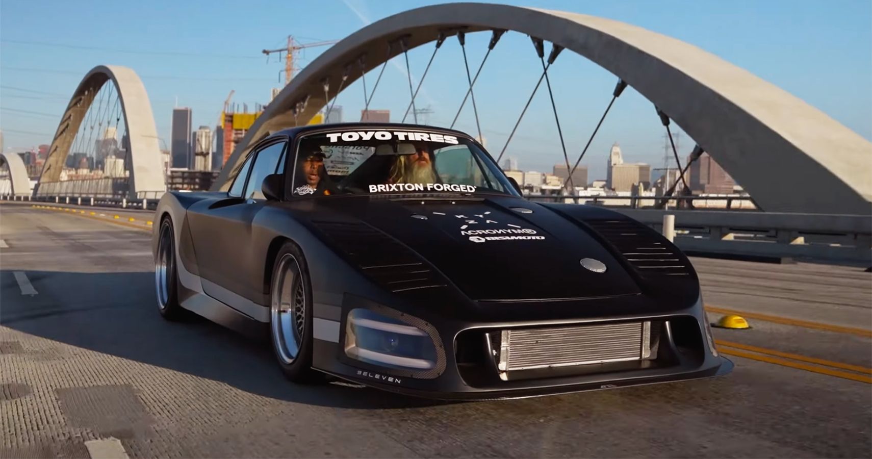 Magnus Walker Rips This Custom Electric Porsche 935 Widebody Around Los ...