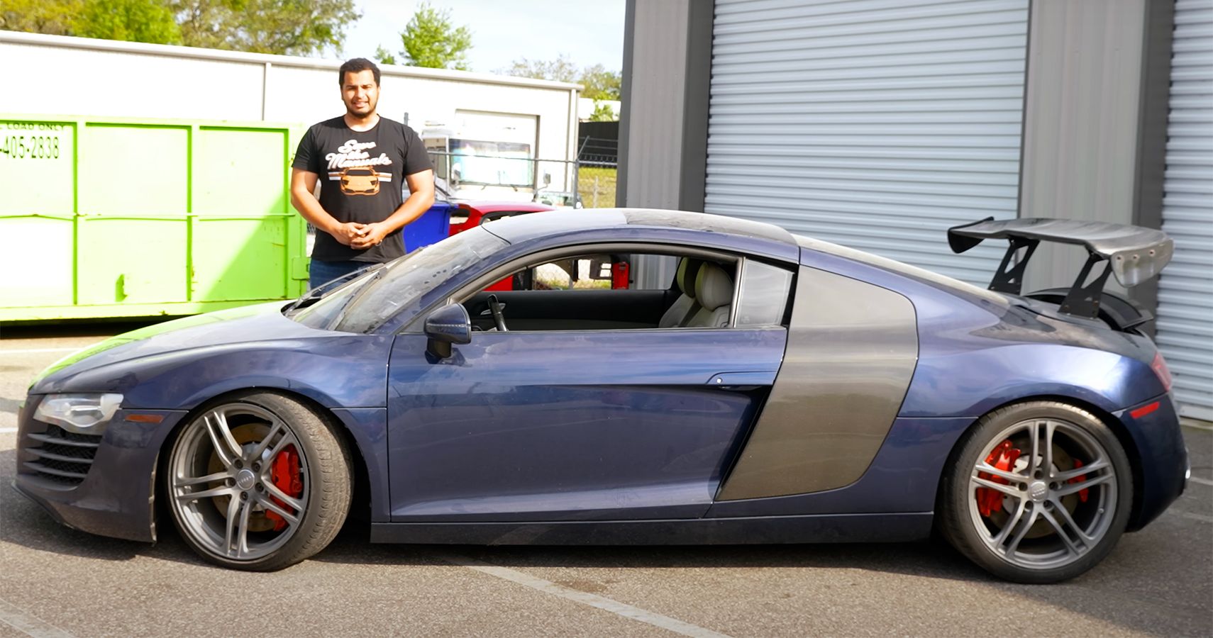 YouTuber Thinks He Can Make This Abandoned 2009 Audi R8 Even Better ...