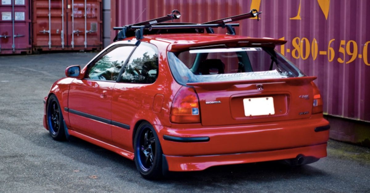 Honda Civic Ek Hatchback Modified K24 Powered 2000 Honda Civic DX