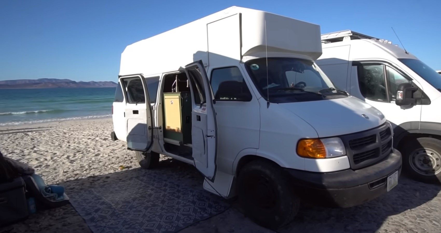 This Dodge Ram B3500 Is A Couple's Practical Home In Paradise