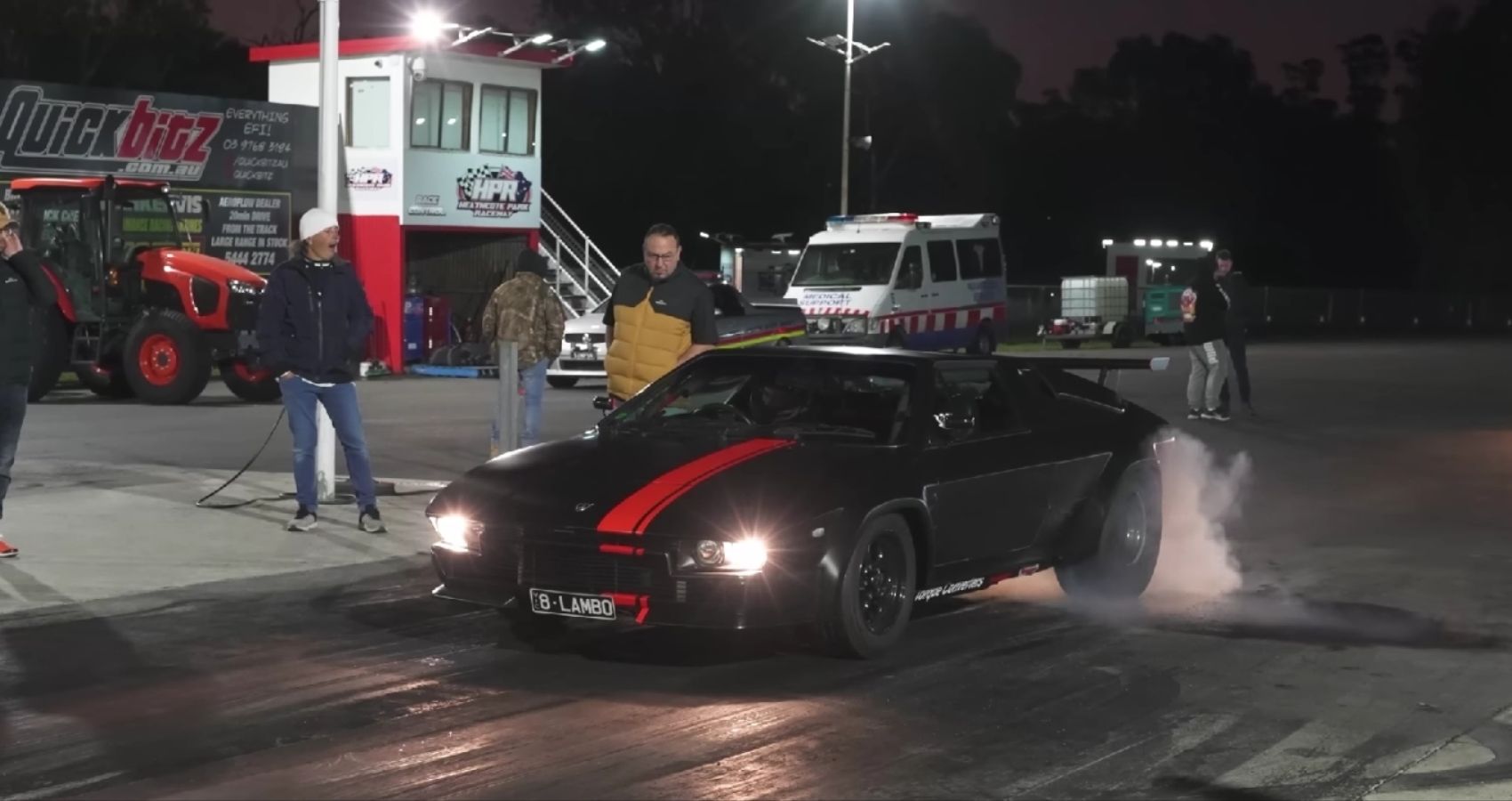 This Turbo LS-Swapped Lamborghini Jalpa Pulls Wheelies And Devours ...