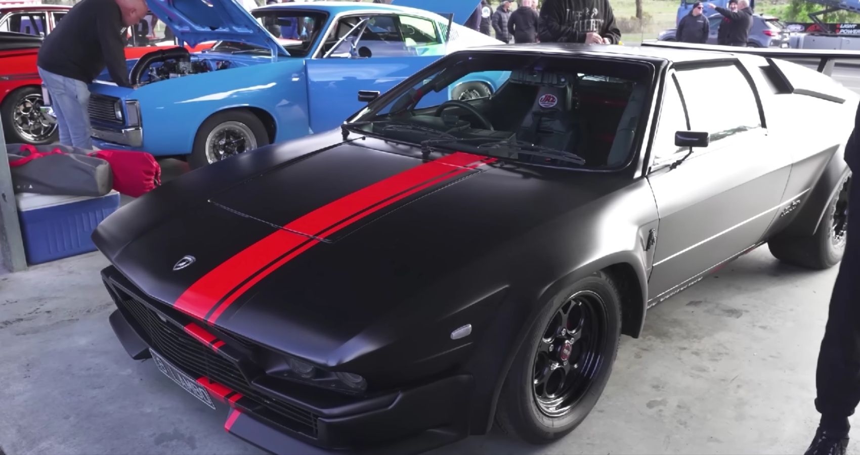 This Turbo LS-Swapped Lamborghini Jalpa Pulls Wheelies And Devours ...