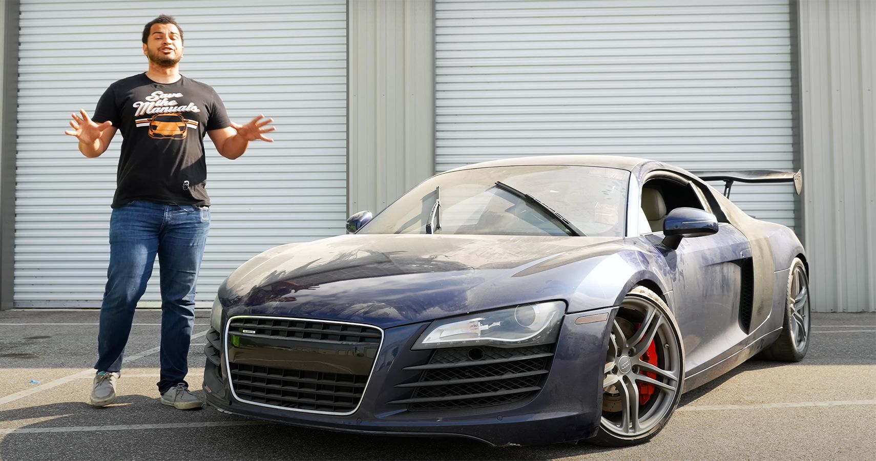 YouTuber Thinks He Can Make This Abandoned 2009 Audi R8 Even Better ...