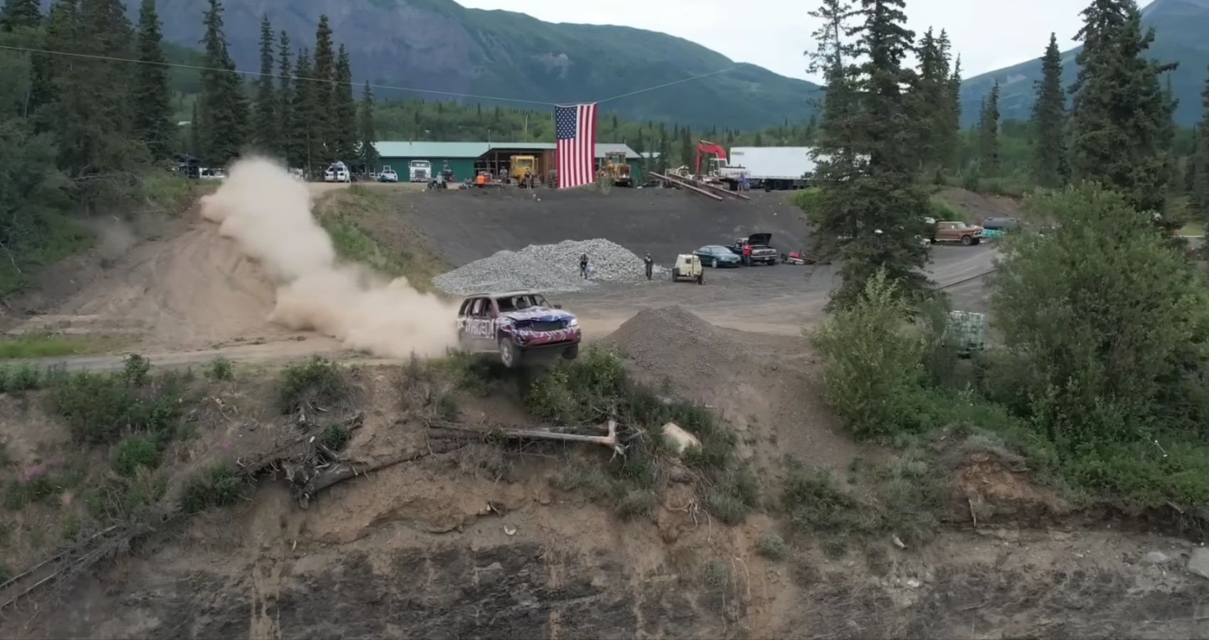 This Town In Alaska Hurls Cars Off A Cliff To Celebrate Our Freedom