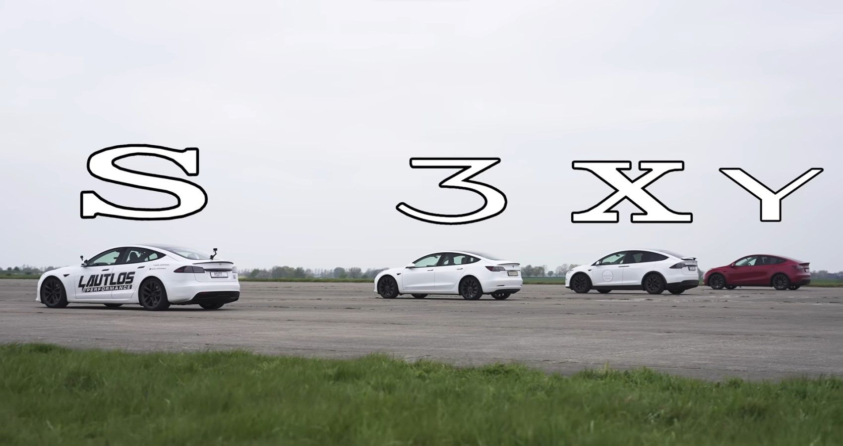 S-3-X-Y: This Definitive All-Tesla Drag Race Of The Fastest Tesla ...