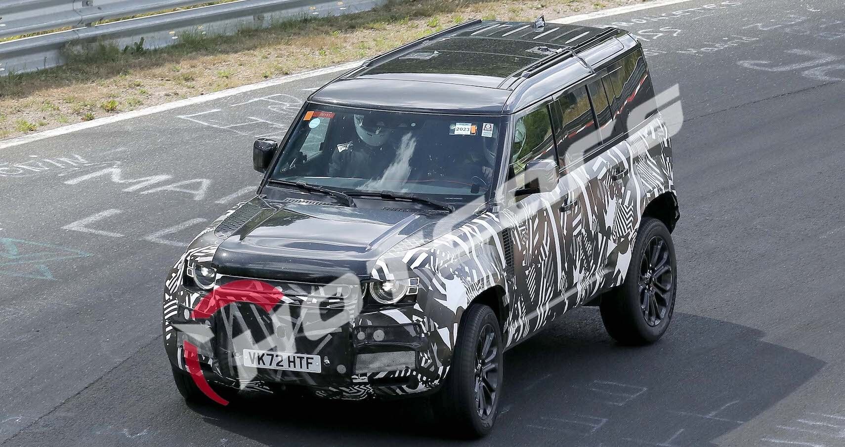 SPIED: Land Rover Defender SVX Spotted Testing, Has Bronco Raptor In ...