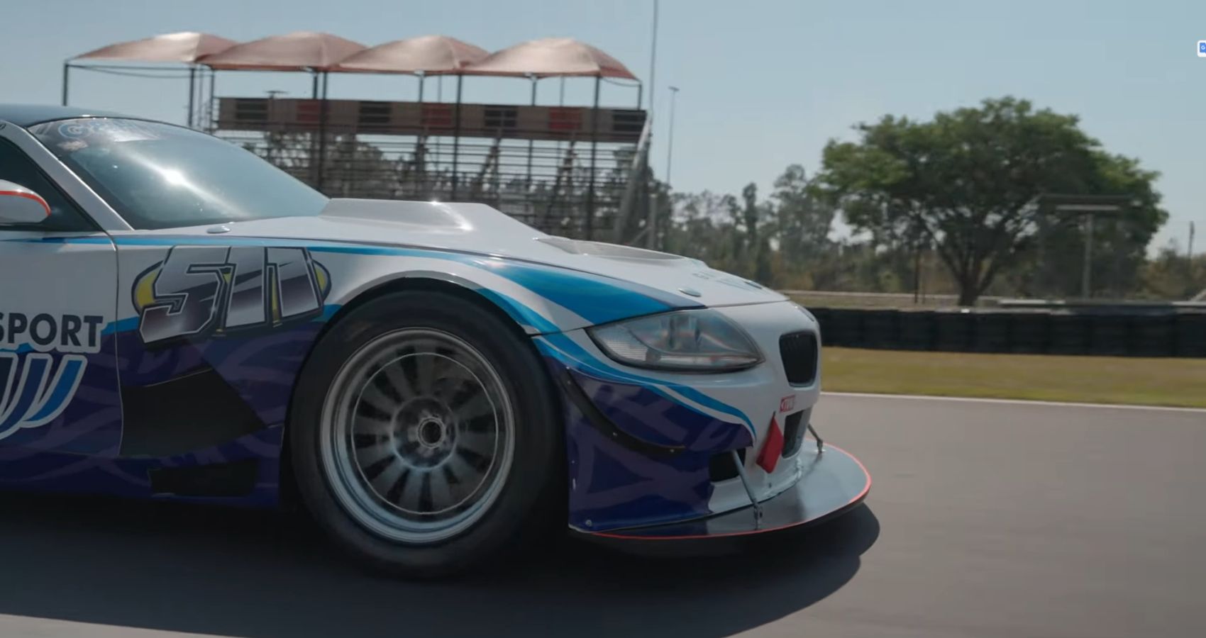 This Is What Happens When You Put A NASCAR Engine In A BMW Z4