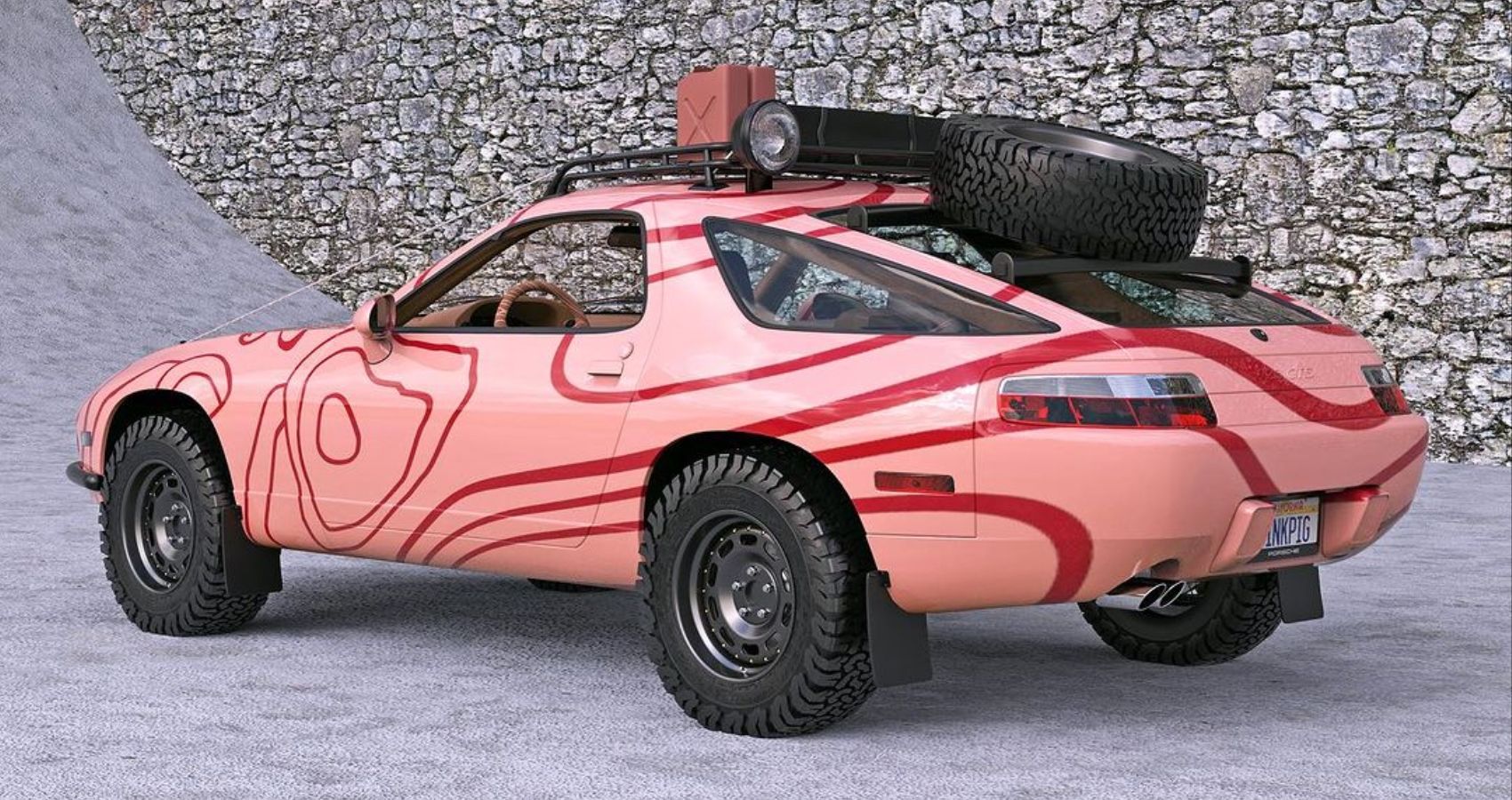 This Porsche 928 Rendering Is Ready To Take On The Baja 1000